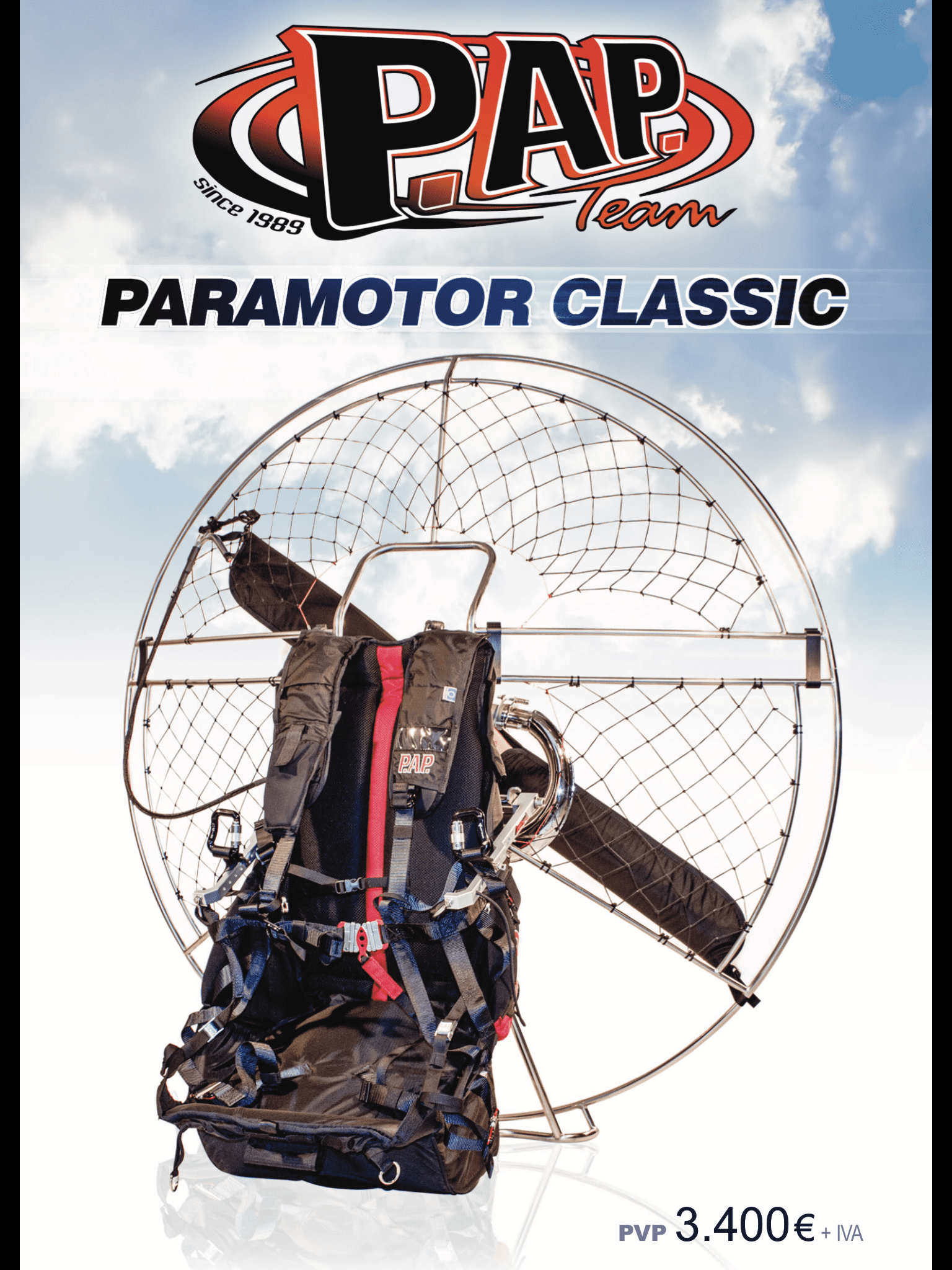 New Paramotor Classic de Pap. | Volarenparamotor.com