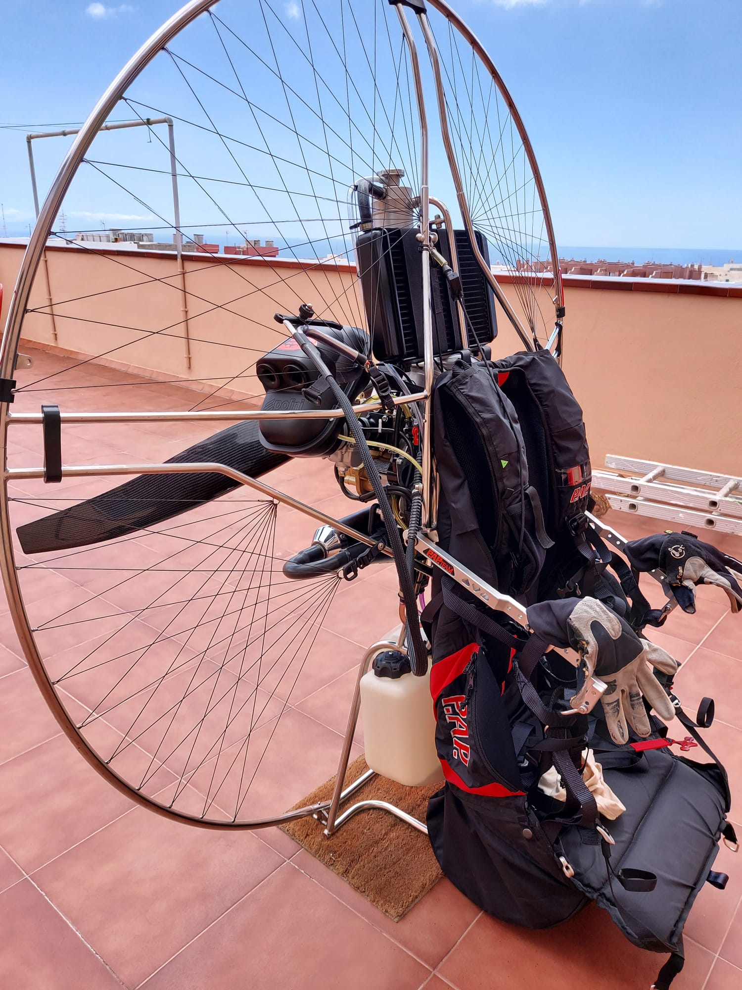VENDO PARAMOTOR PAP TINOX POLINI THOR 250 | Volarenparamotor.com